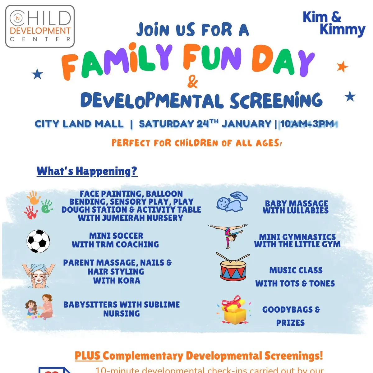 FAMILY FUN DAY & DEVELOPMENTAL SCREENING EVENT :: Child Development Centre